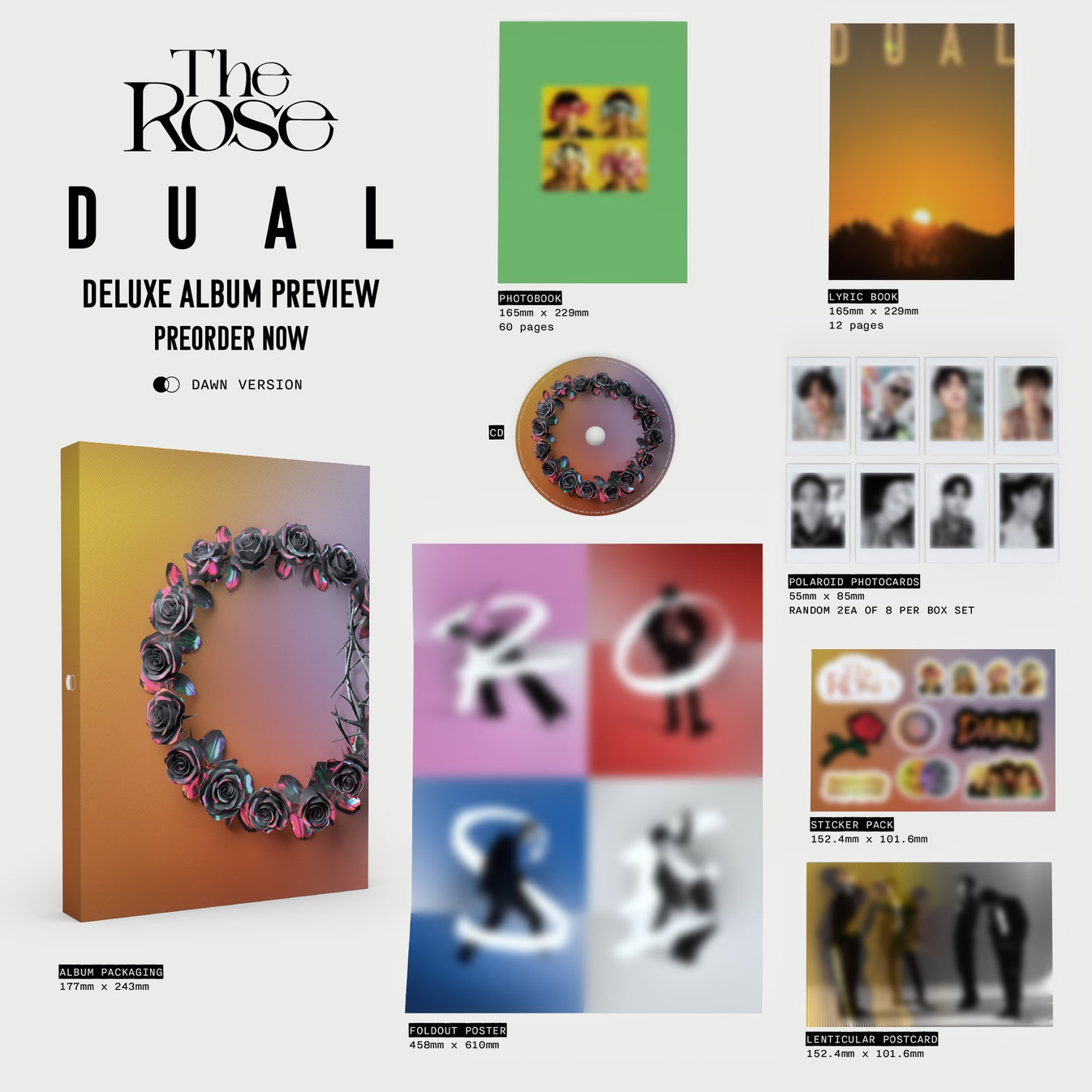 THE ROSE - DUAL (DELUXE BOX ALBUM) (2 VERSIONS)