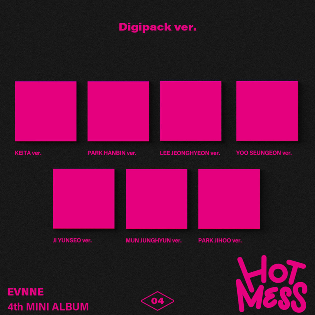 EVNNE - 4TH MINI ALBUM [HOT MESS] (DIGIPACK VER.) (7 VERSIONS)