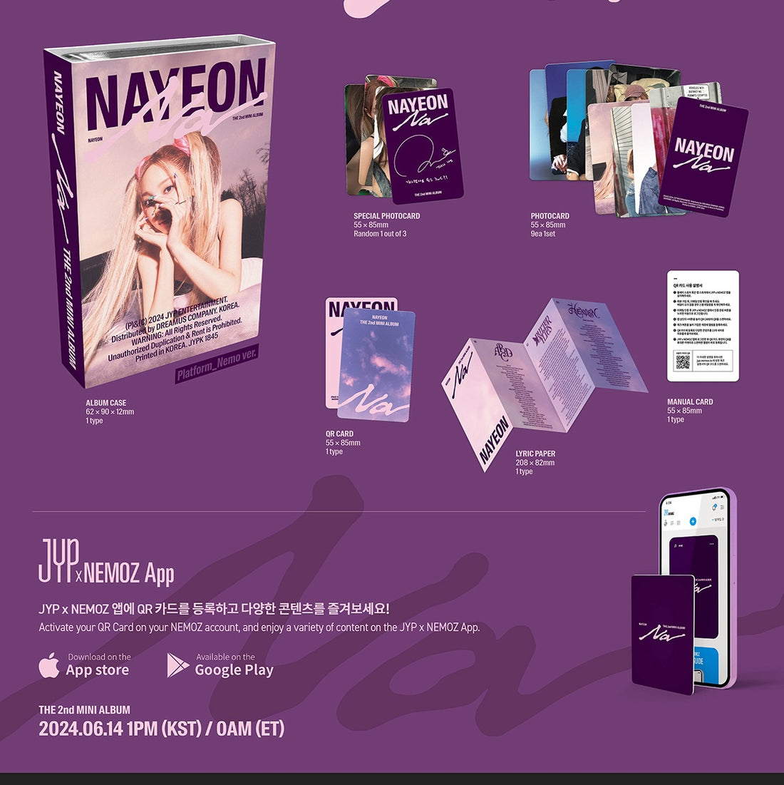 NAYEON (TWICE) - 2ND MINI ALBUM [NA] (PLATFORM VER.)