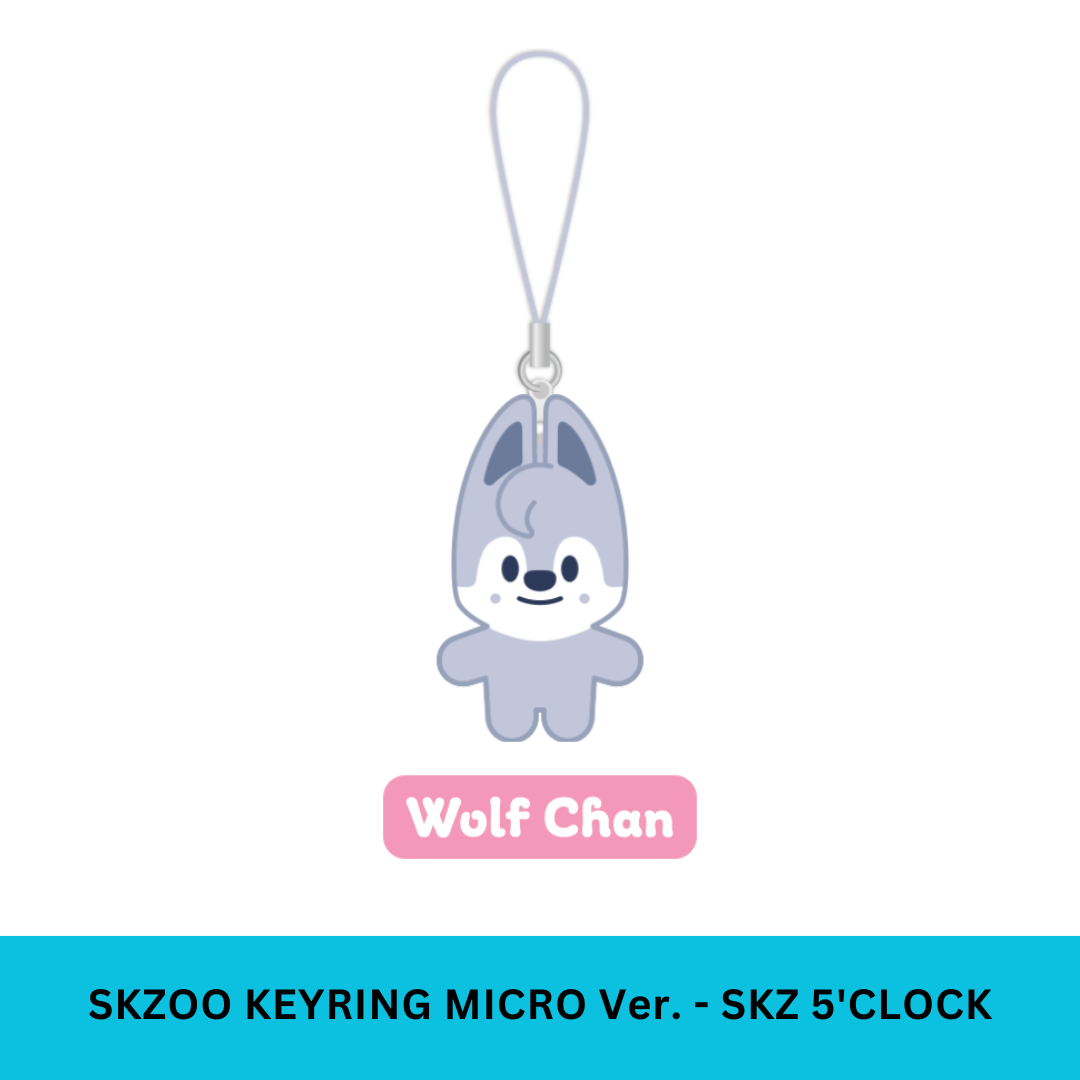 STRAY KIDS SKZOO KEYRING MICRO Ver. - SKZ 5'CLOCK (8 VERSIONS)