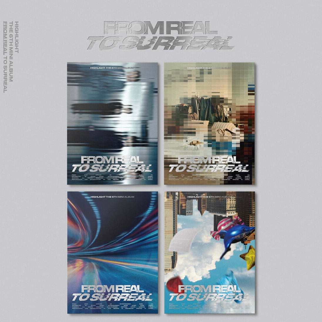 HIGHLIGHT - THE 6TH MINI ALBUM [FROM REAL TO SURREAL] (4 VERSIONS)
