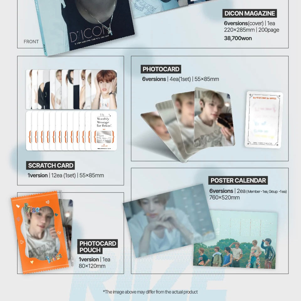 DICON VOLUME N°22 RIIZE (12 VERSIONS)