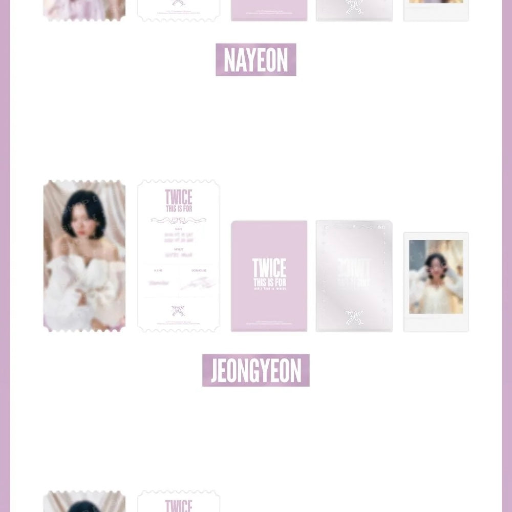 (PRE-ORDER) TWICE - TWICE WORLD TOUR IN INCHEON MD - SPECIAL TICKET SE