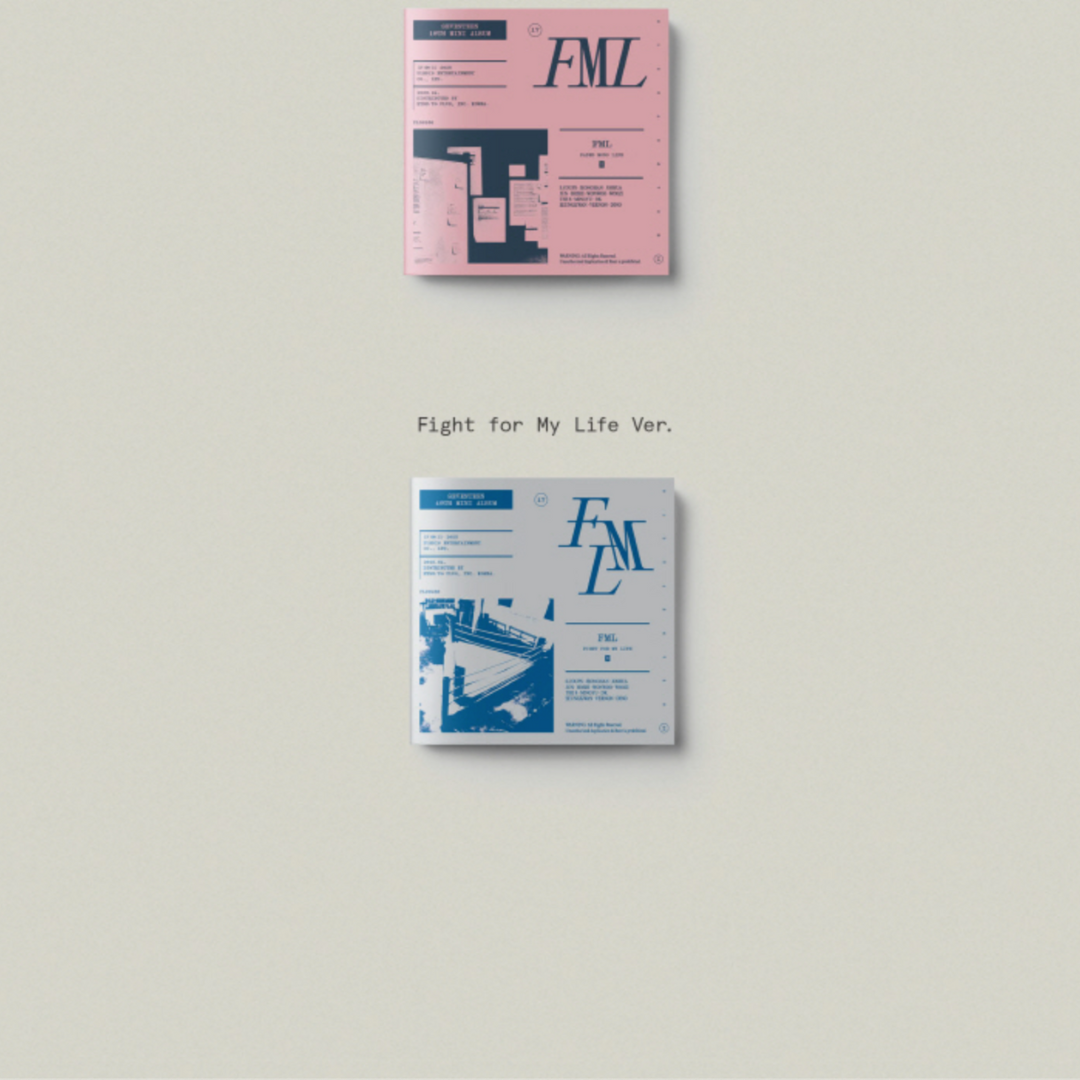 SEVENTEEN - 10TH MINI ALBUM 'FML' (3 VERSIONS)
