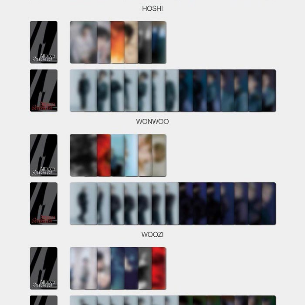 SEVENTEEN - 9TH MINI ALBUM 'ATTACCA' (CARAT VER.) (13 VERSIONS) (RANDO