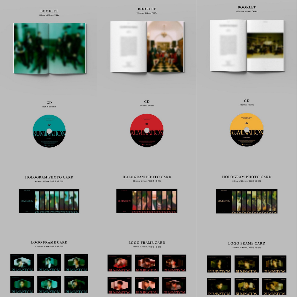 SF9 - RUMINATION (10TH MINI ALBUM) (3 VERSIONS)