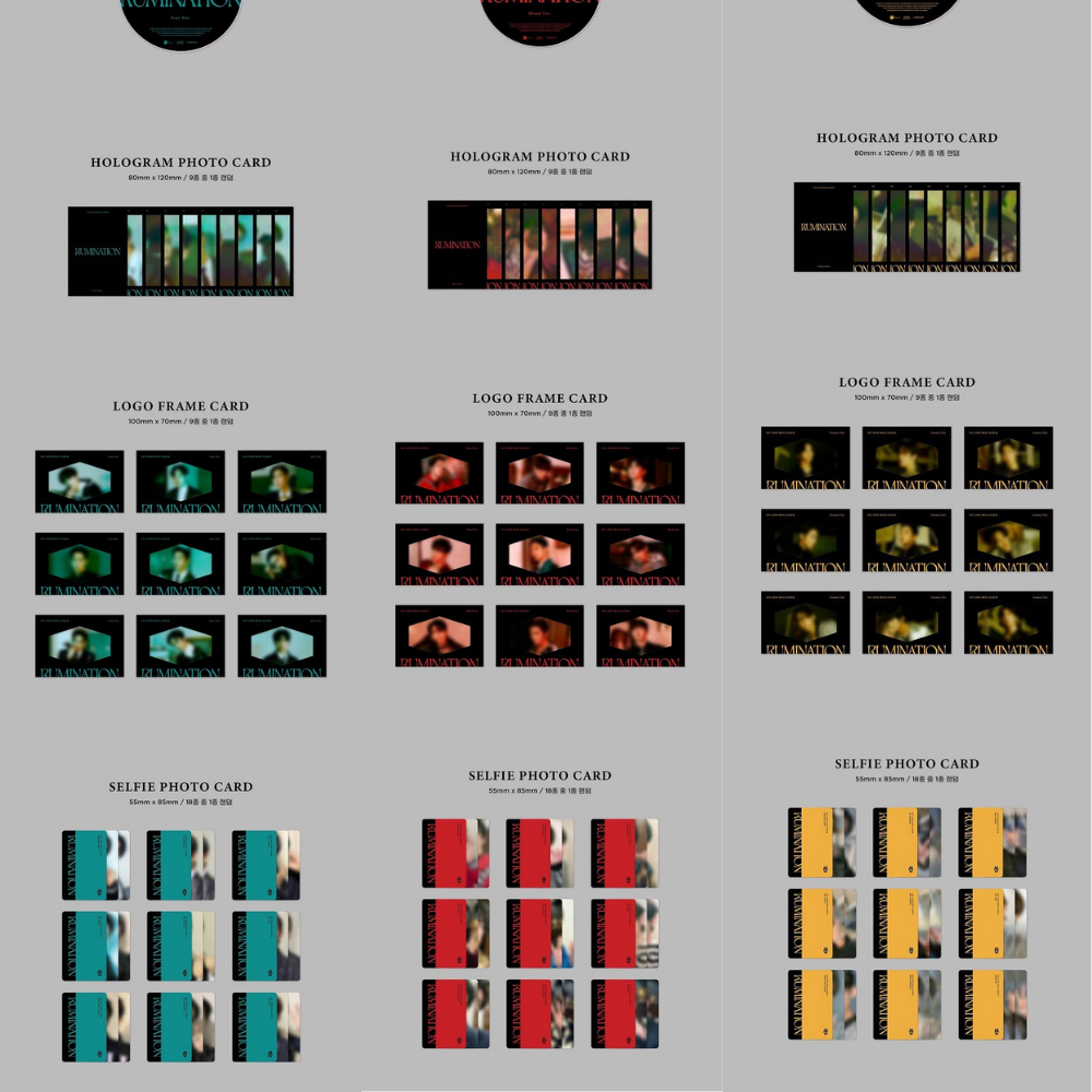 SF9 - RUMINATION (10TH MINI ALBUM) (3 VERSIONS)