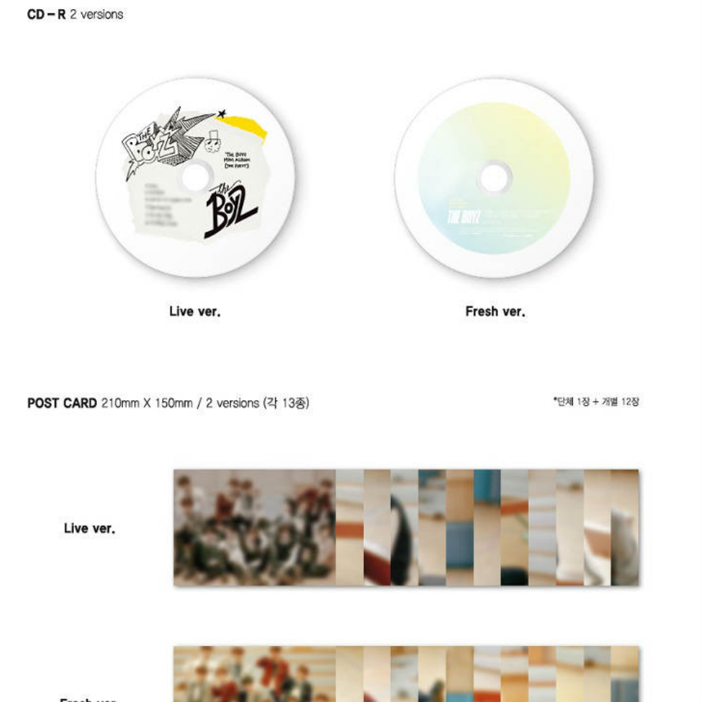 THE BOYZ - THE FIRST (MINI ALBUM) (2 VERSIONS)