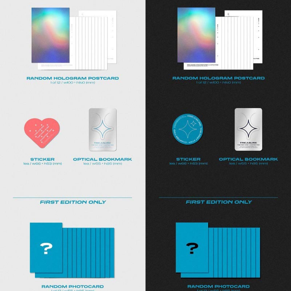 TREASURE - 2ND SINGLE ALBUM [THE FIRST STEP : CHAPTER TWO] (2 VERSIONS ...