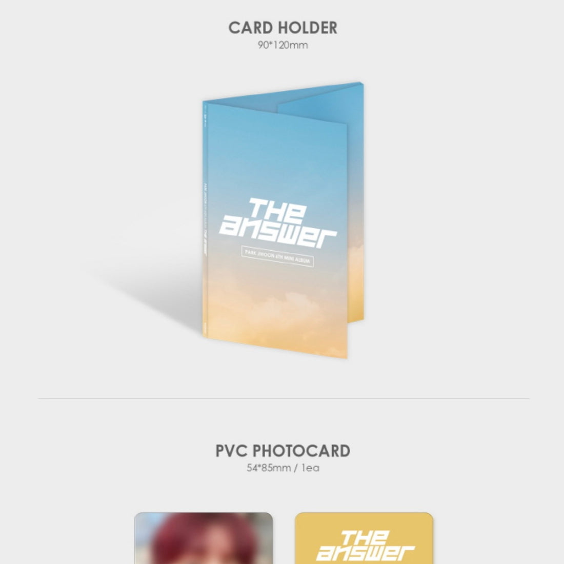 PARK JI HOON - THE ANSWER (6TH MINI ALBUM) PLATFORM VER.